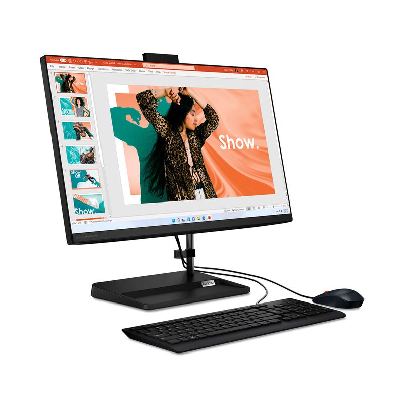All in One Lenovo Idea Centre 3 24IAP7, 23.8", Core i5-1240P, RAM 8 GB ...