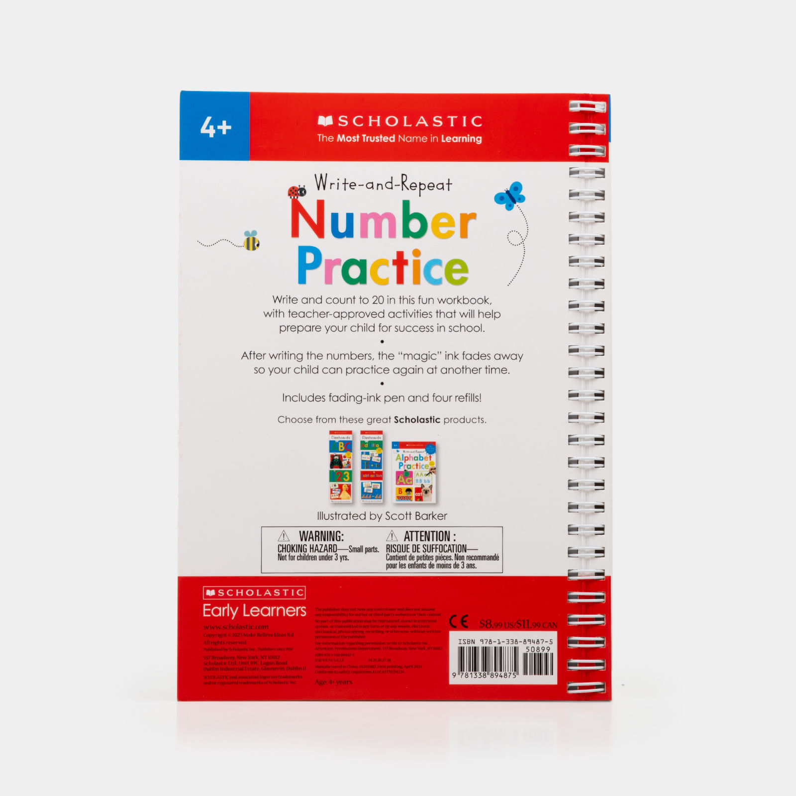 Write-and-repeat: Number Practice