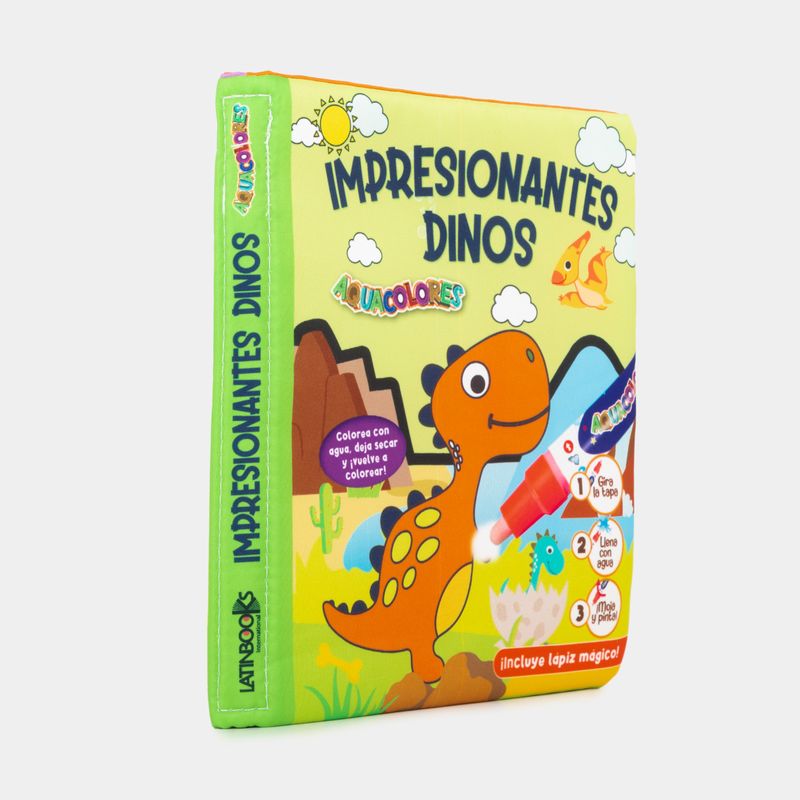 Libro de tela: impresionantes dinos
