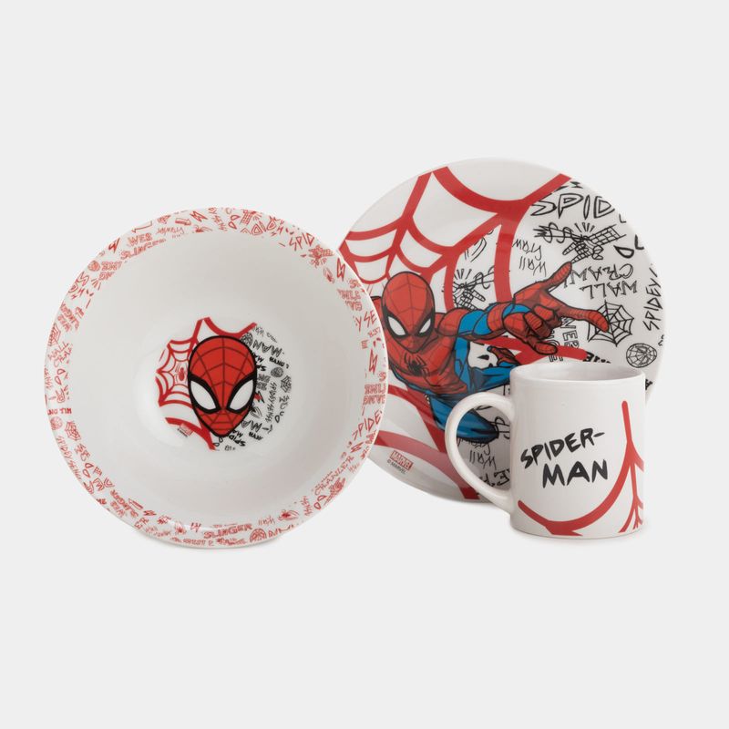 Set de vajilla infantil Spider-Man x 3 piezas